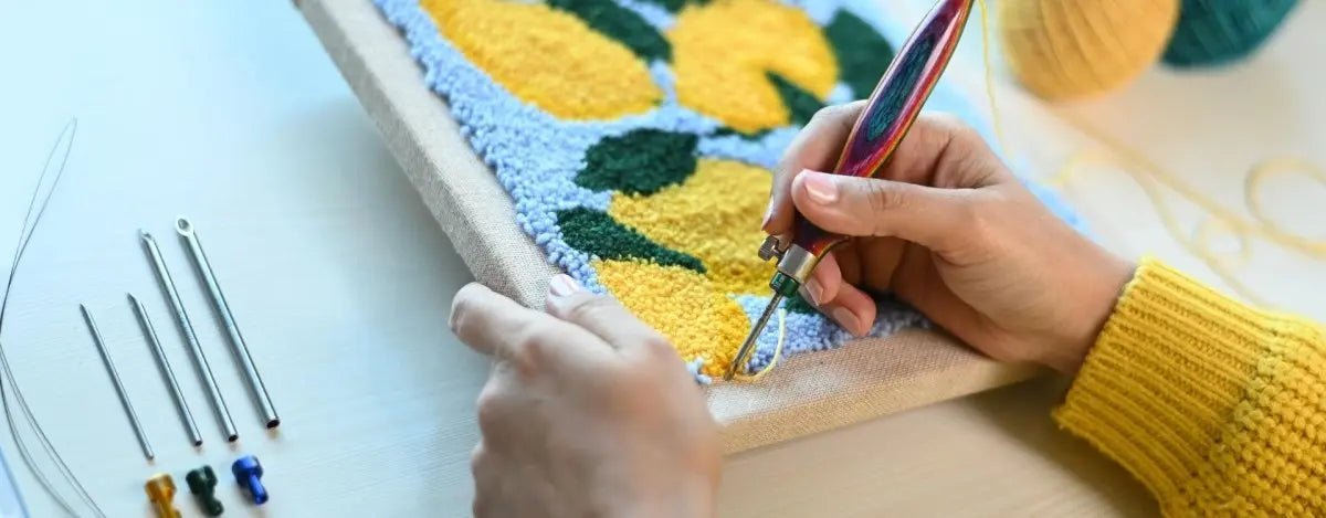 KnitPro Punch Needle Stickerei Technik | Leo Hobby – Leo Hobby